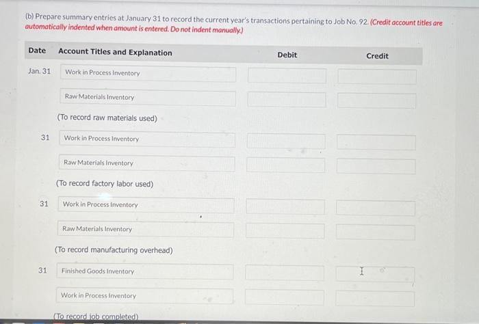 Solved Current Attempt in Progress A job order cost sheet | Chegg.com