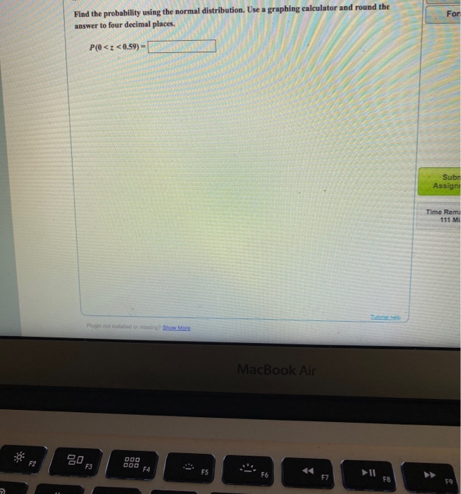 Solved For Find the probability using the normal | Chegg.com