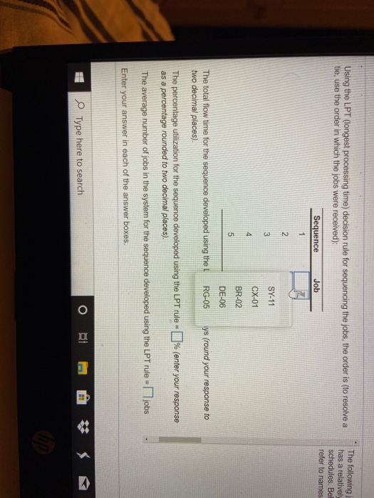 Solved Using the FCFS (first come, first served) decision | Chegg.com