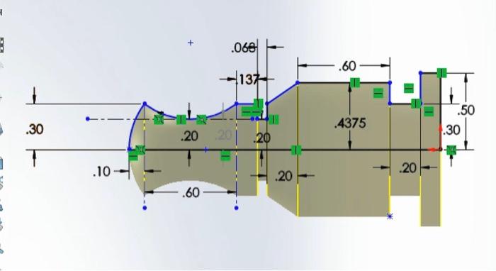 Solved Thread spec is 7/8′′−20 UNEF diameter is 7/8′′, pitch | Chegg.com