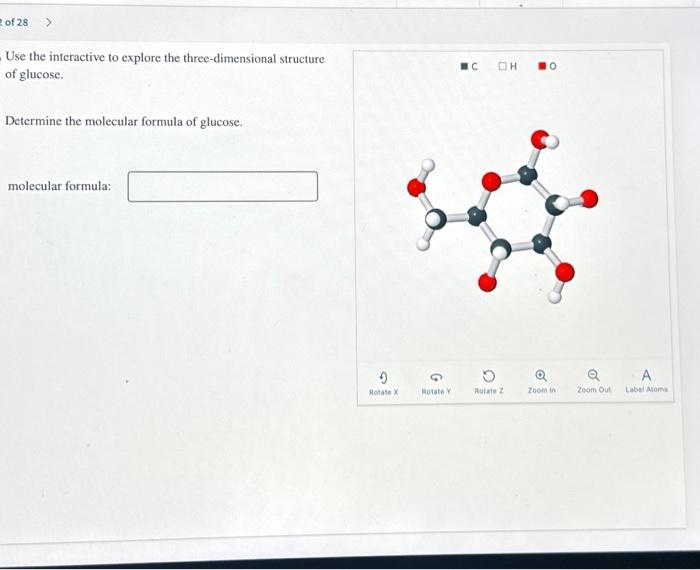 Solved In the given three-dimensional molecular structure, | Chegg.com