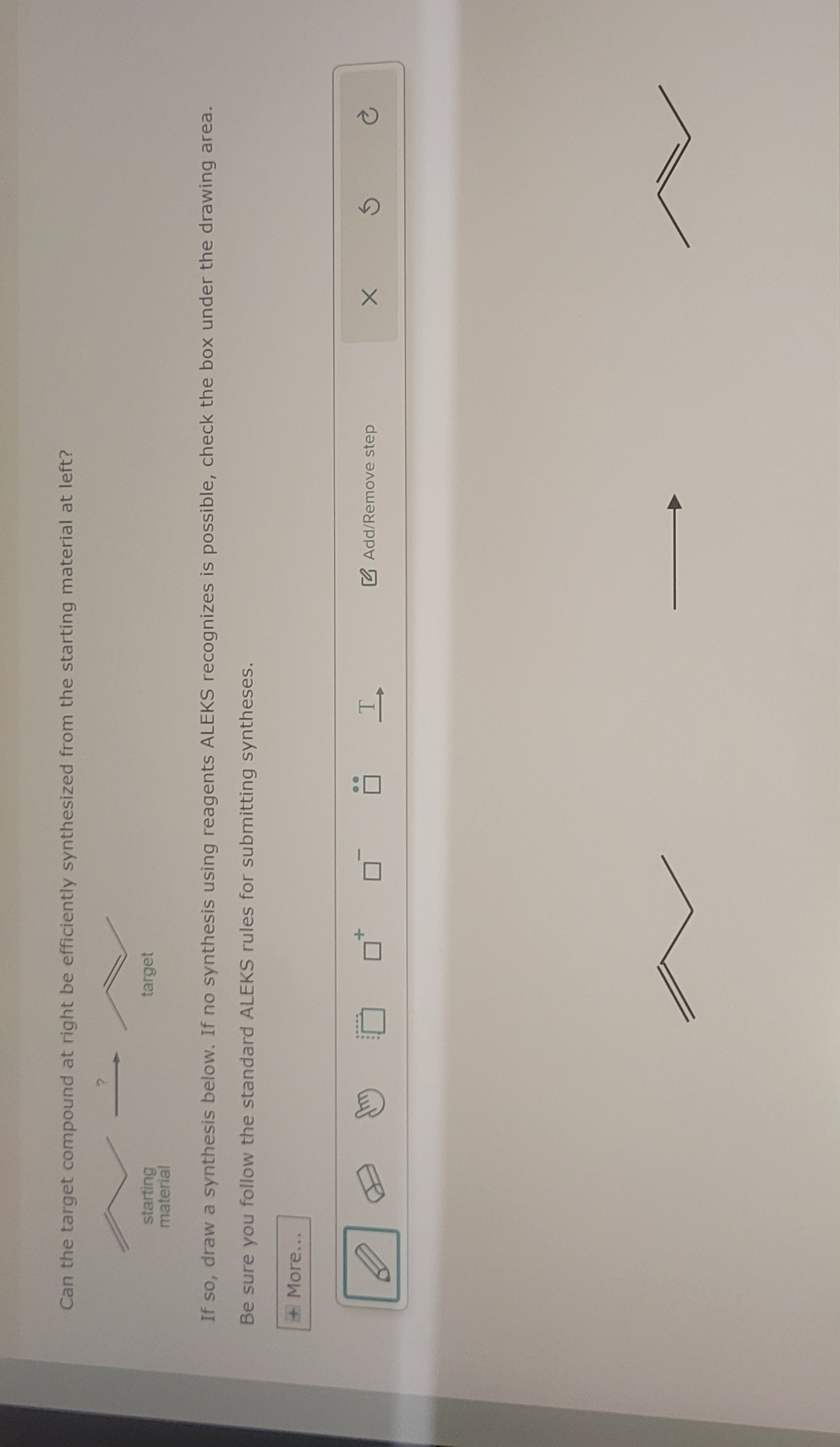 Solved Can the target compound at right be efficiently | Chegg.com