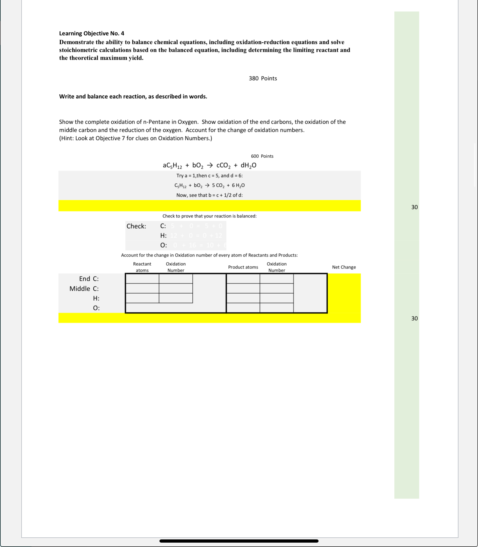 Solved Learning Objective No. 4Demonstrate the ability to | Chegg.com