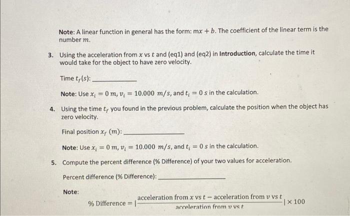 Solved Step 5: Plot the diagrams x vs t,v vs t. You can plot | Chegg.com