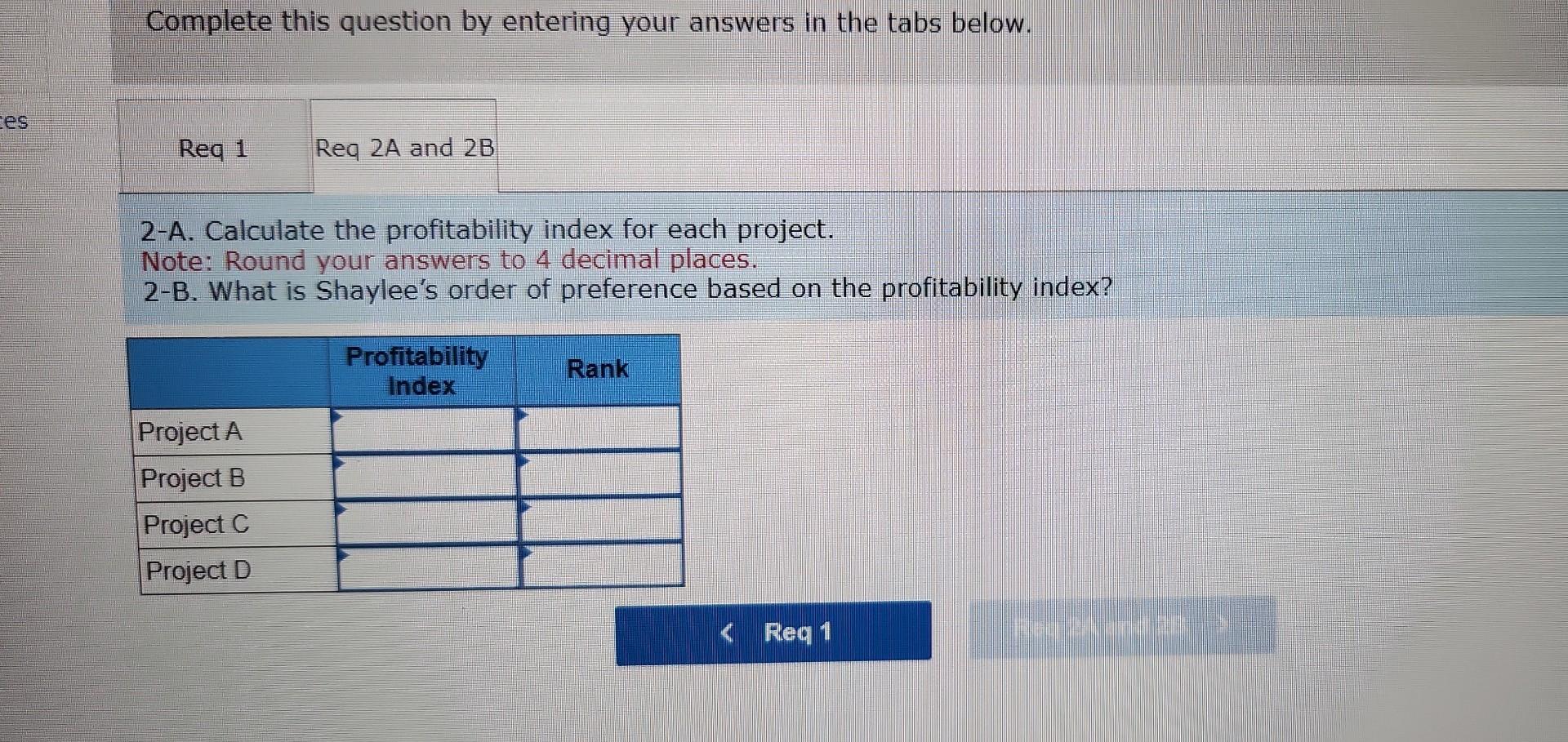 Solved E11-8 (Algo) Comparing Projects Using Profitability | Chegg.com