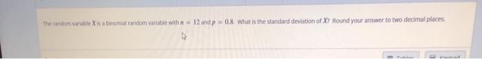 Solved The random tex is a binomia random variable with 12 | Chegg.com
