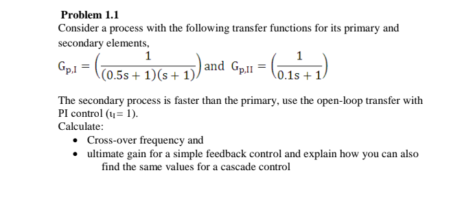 Solved Problem 1.1Consider a process with the following | Chegg.com