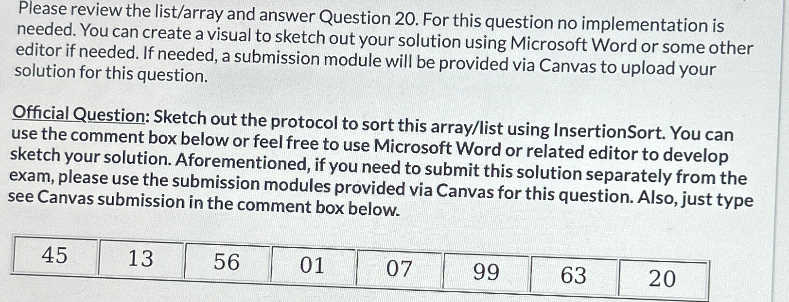 Solved Please review the list/array and answer Question 20. | Chegg.com