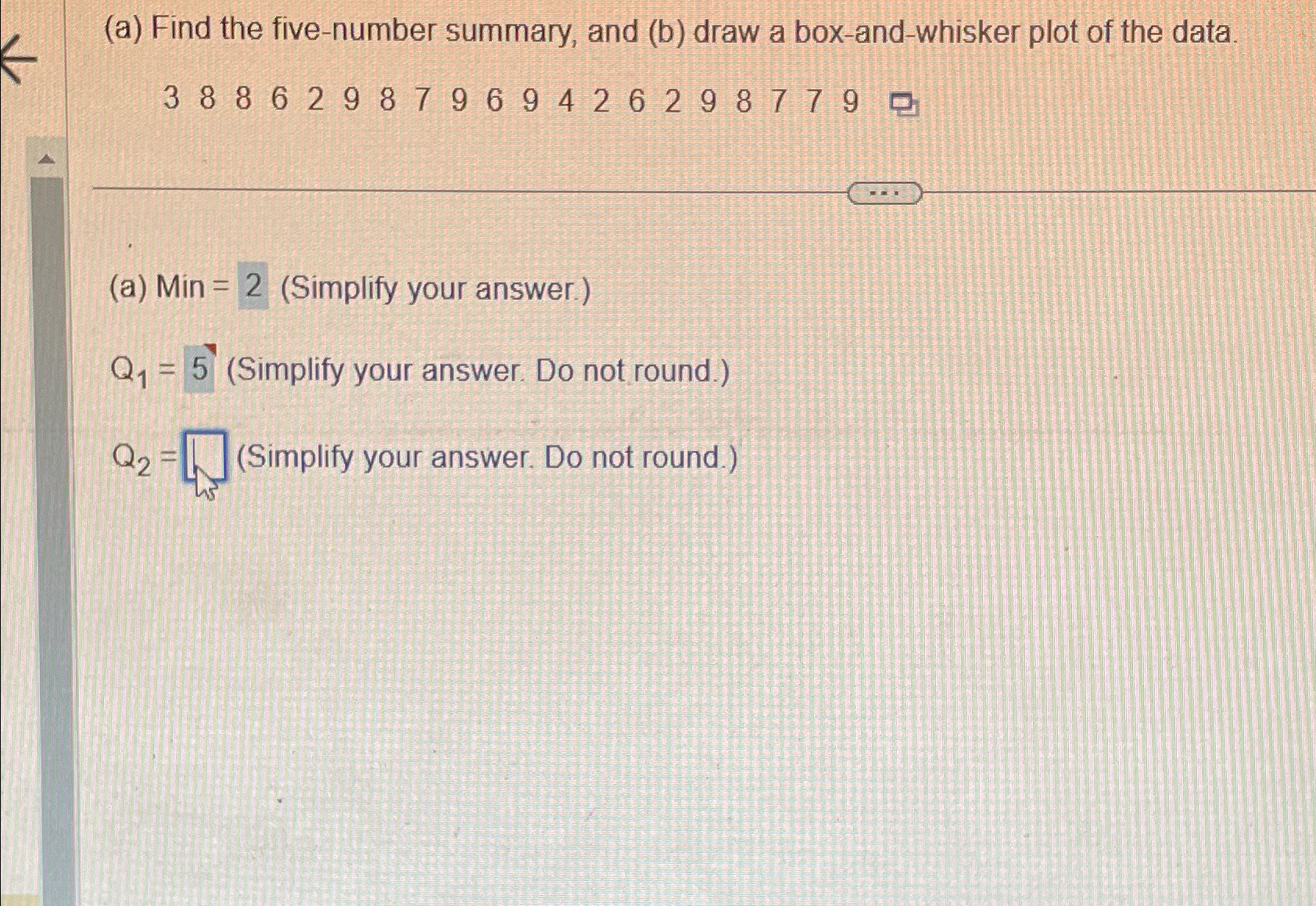 Solved (a) ﻿Find the five-number summary, and (b) ﻿draw a | Chegg.com