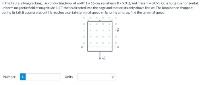 Solved In the figure, a long rectangular conducting loop, of | Chegg.com