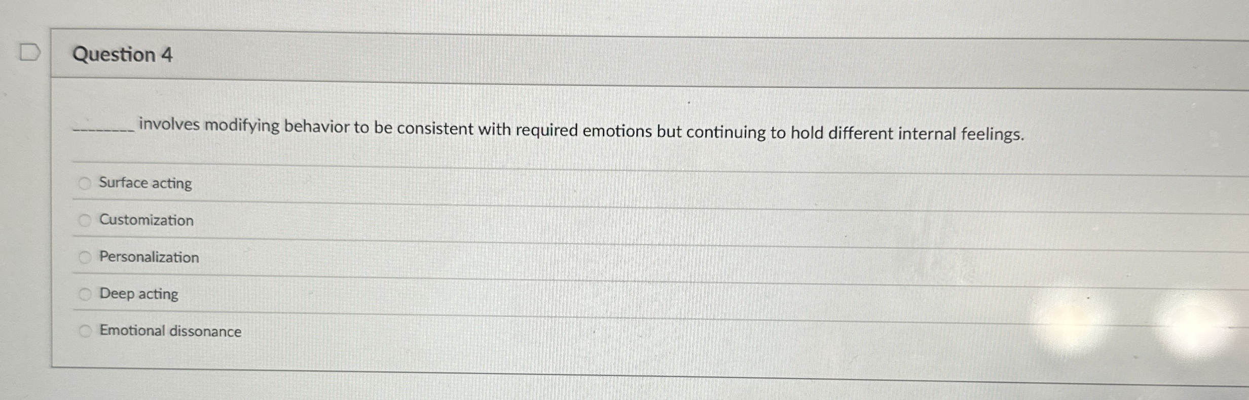 Solved Question 4involves Modifying Behavior To Be 