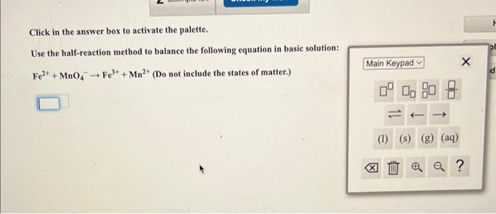 Solved Click in the answer box to activate the palette. Use | Chegg.com