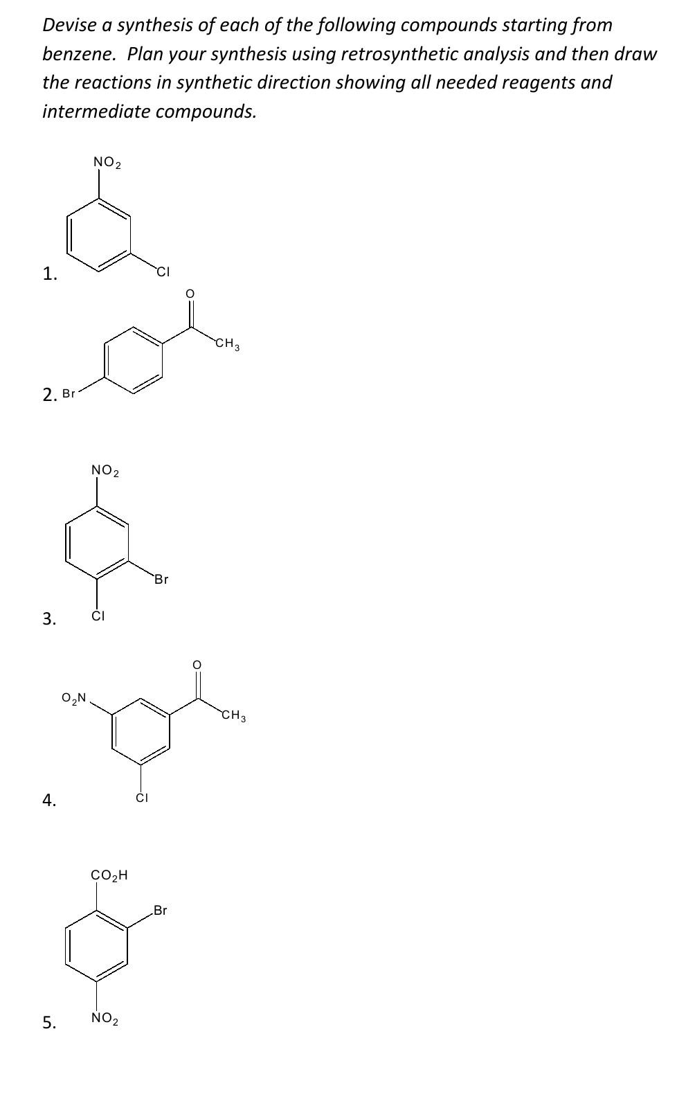 Solved Retrosynthesis/Synthesis Problems: Please help! I | Chegg.com