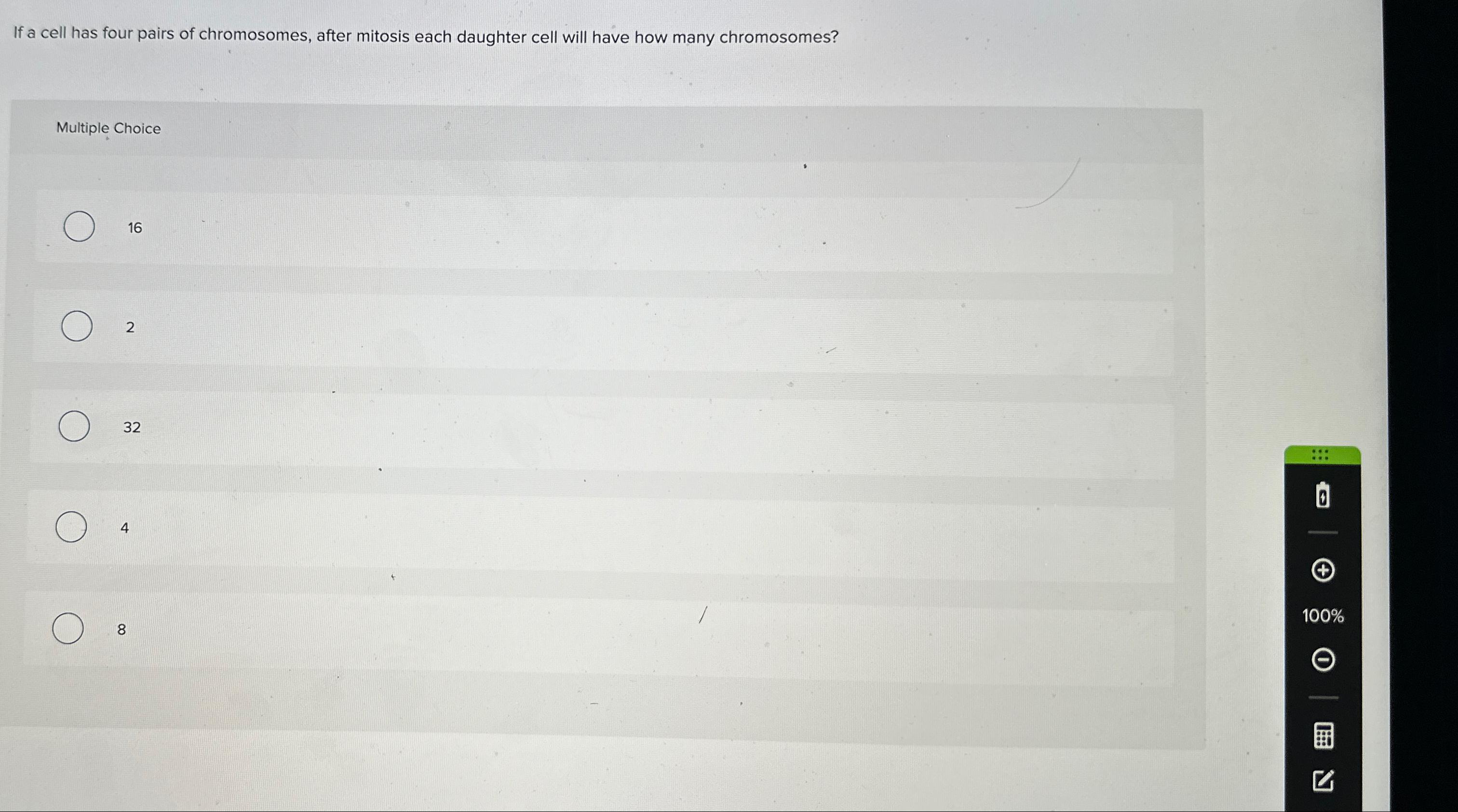 Solved If a cell has four pairs of chromosomes, after | Chegg.com