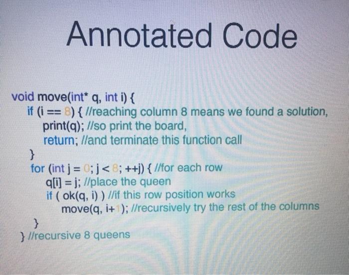 Solved 1 Dimension of n queens problem By the "N queens | Chegg.com