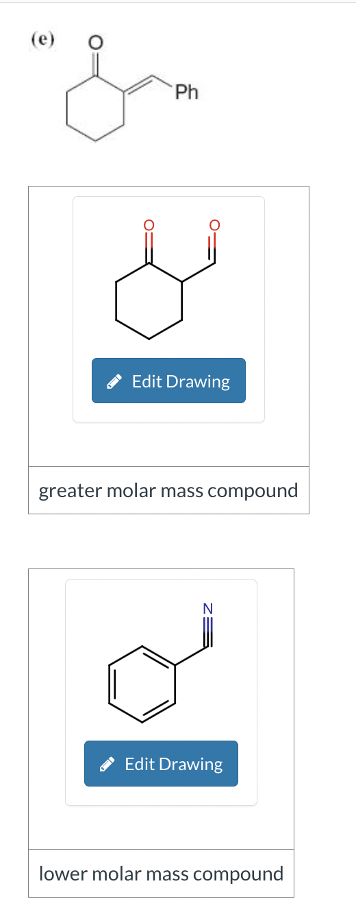Solved Draw the starting materials needed to synthesize each | Chegg.com