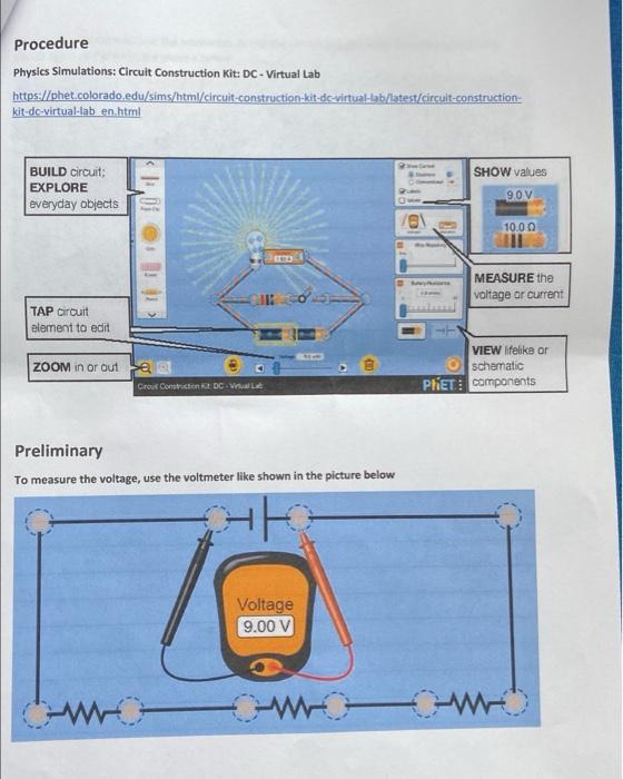 Solved Experiment 6: Electrical Circuits In this experiment, | Chegg.com