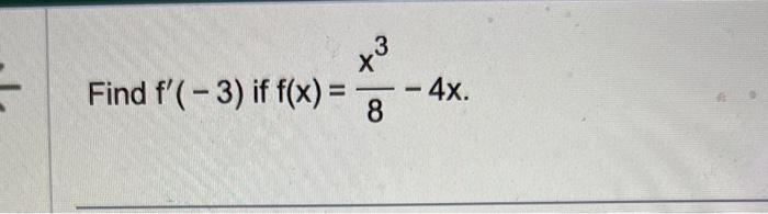 Solved f(x)=8x3−4x | Chegg.com