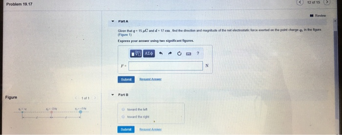 Solved Rev Part A Fwd the direction and magnitude of the | Chegg.com