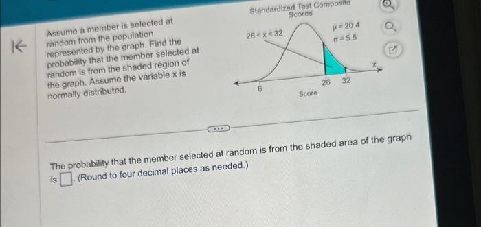 Solved Assume a member is selected at random from the | Chegg.com