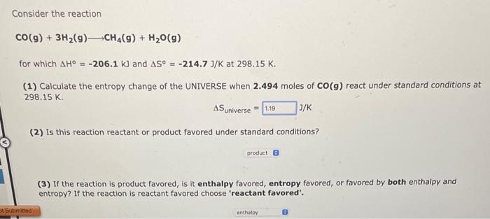 Solved sider the reaction 2C2H6(g)+7O2(g)→4CO2(g)+6H2O(g) ir | Chegg.com
