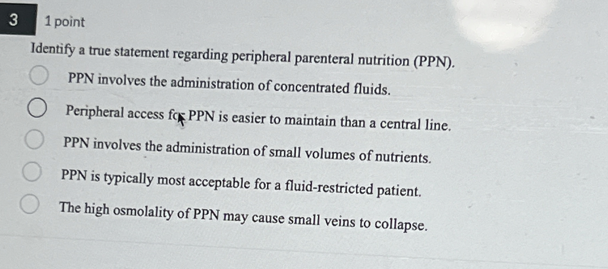 Solved 1 ﻿pointIdentify a true statement regarding | Chegg.com