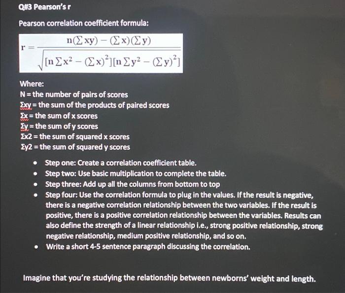 Solved Qu3 Pearson's r Pearson correlation coefficient | Chegg.com