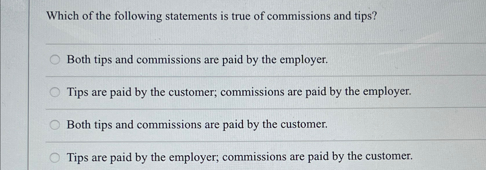 Solved Which of the following statements is true of | Chegg.com