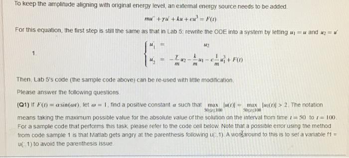 Solved (Q2) If € = 0, and @= 1 in equation 1 above, i.e., | Chegg.com
