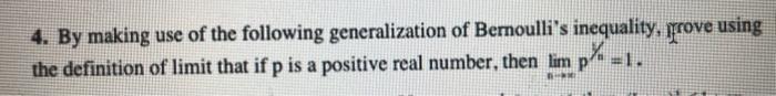 Solved 4. By making use of the following generalization of | Chegg.com