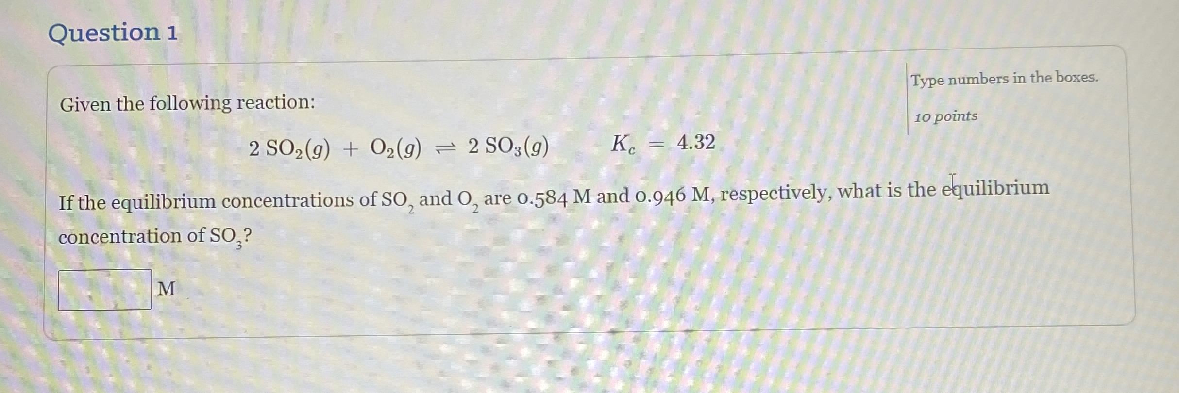 Solved Question 1Given the following | Chegg.com