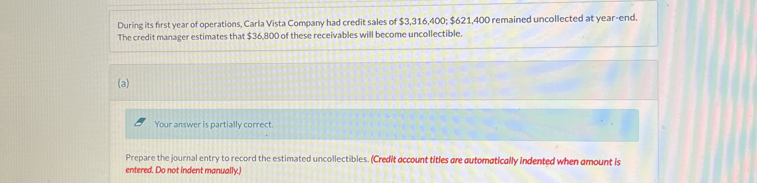 Solved During its first year of operations, Carla Vista | Chegg.com