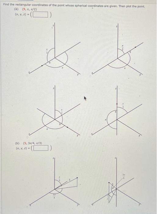 Solved Find The Rectangular Coordinates Of The Point Whose Chegg