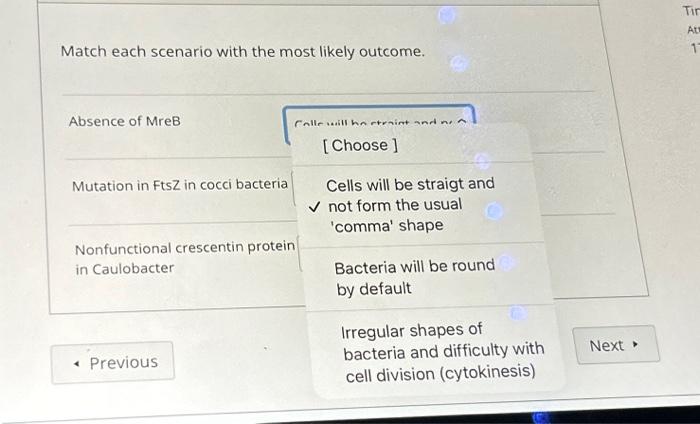 Solved Match each scenario with the most likely outcome. | Chegg.com
