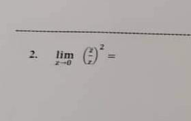 Solved 2. lim 2-0 IN | Chegg.com