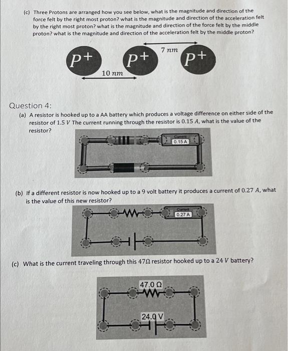 Solved (a) A proton and a neutron are separated by 10 | Chegg.com