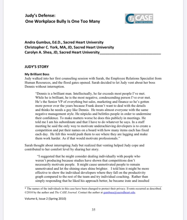 1. Situation In this section of the case analysis, | Chegg.com