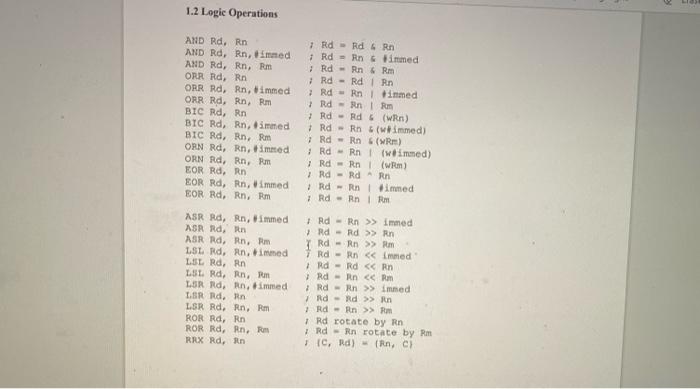 Solved answer question 6 usinf rhe logic operations and | Chegg.com