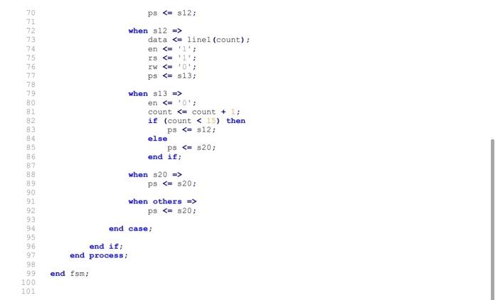 Solved hello for the follwoing code can you please help me | Chegg.com