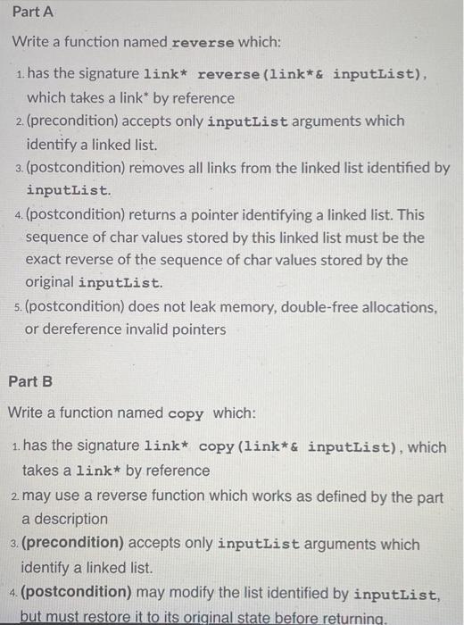 Solved Consider the following struct definition: struct link | Chegg.com