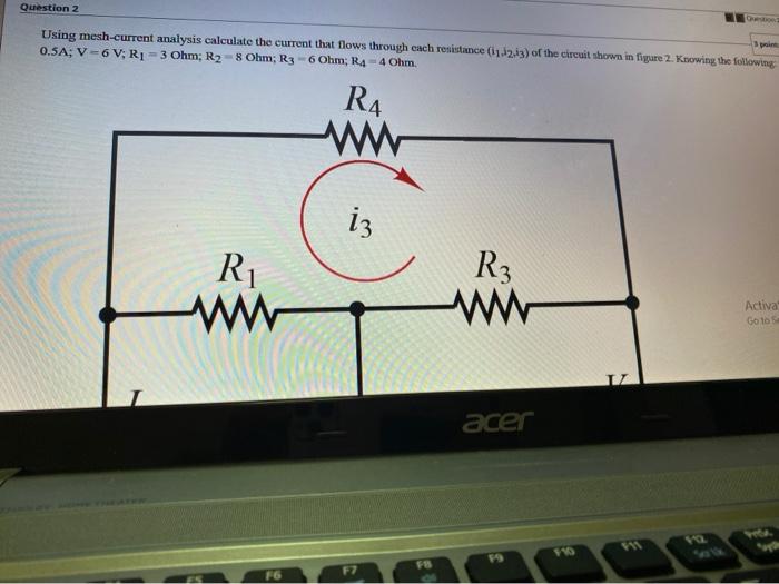 Solved using mesh-current analysis calculate the current | Chegg.com