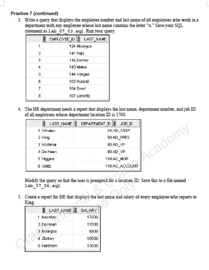 Practice 6 Continued 5 Modify Lab0604 Ql To 
