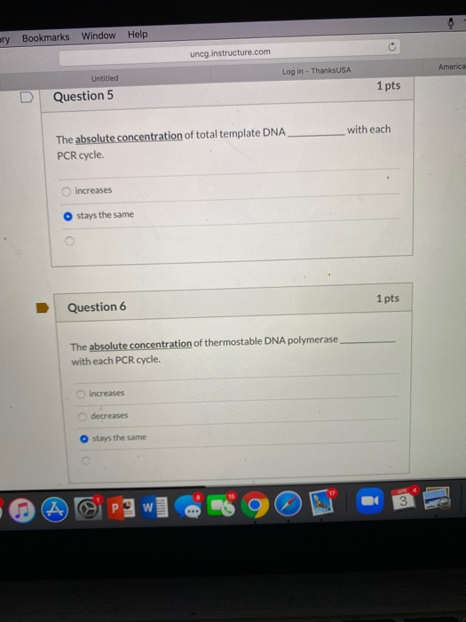 Solved ory Bookmarks Window Help uncg.instructure.com Log in | Chegg.com