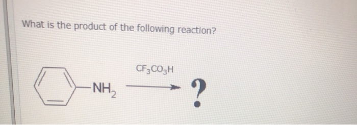 Solved What is the product of the following reaction? | Chegg.com