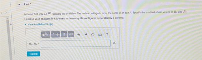 Solved Consider the voltage-divider circuit shown in (Figure | Chegg.com