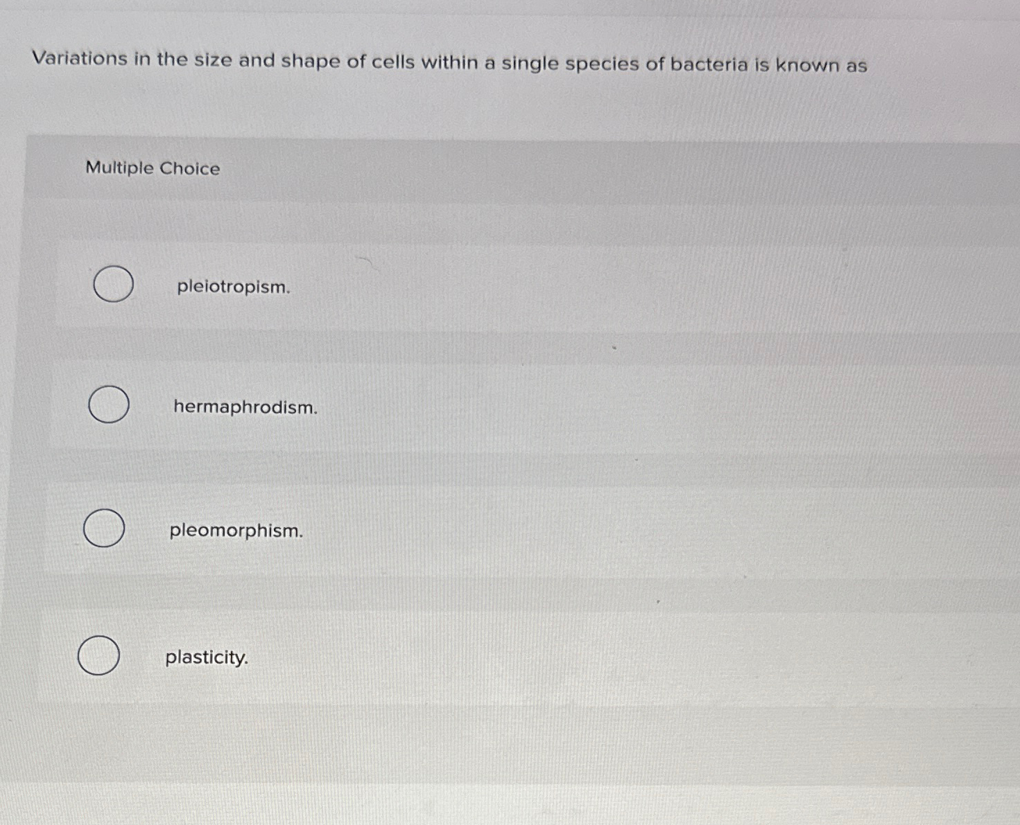 Solved Variations in the size and shape of cells within a | Chegg.com