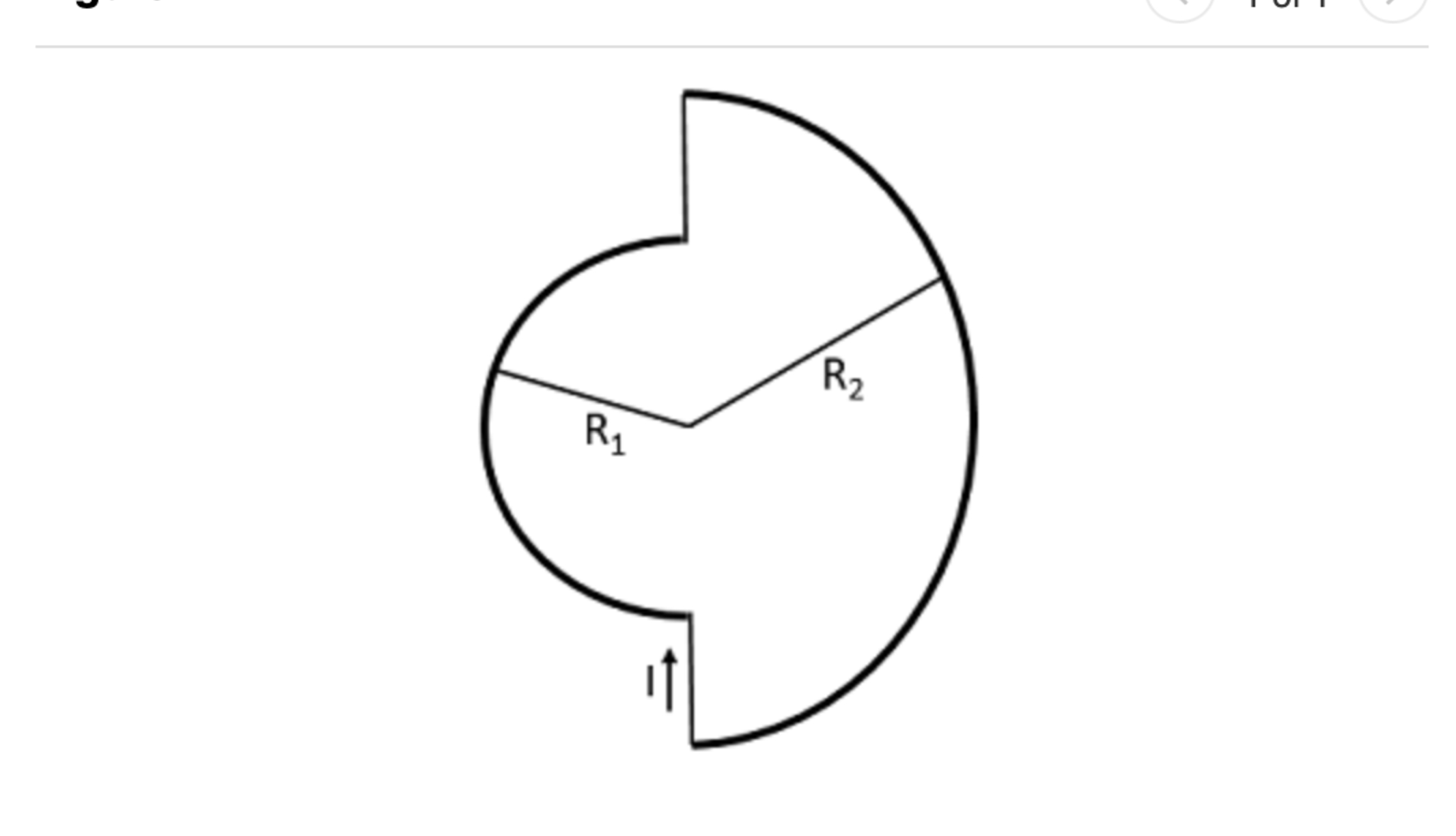 Solved A current I=2.4 ﻿A flows clockwise through the | Chegg.com