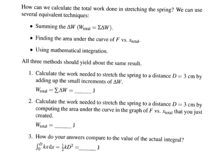 Solved How can we calculate the total work done in | Chegg.com