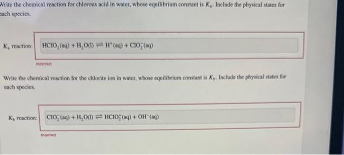 Solved te the balanced Ka and Kb reactions for HSO3−in | Chegg.com