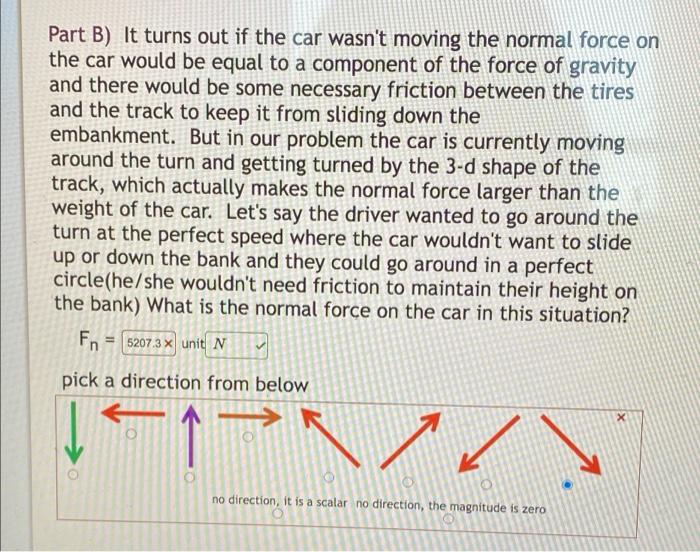 Solved Some race tracks utilize banking turns to allow cars | Chegg.com